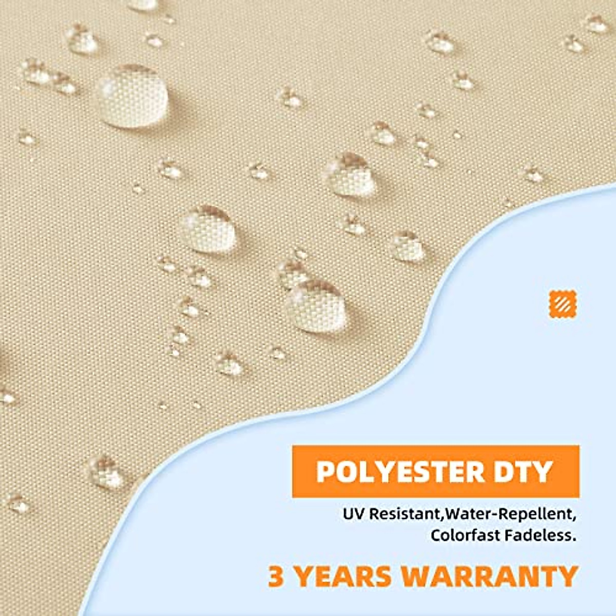 Trenovo 9 FT Outdoor Patio Umbrella -2023 Pro-Series Ultra Durable Table Umbrella with Push Button Tilt and Crank, Updated UV Protection Tech & 8 Reinforced Ribs, Waterproof Market Umbrella for Garden, Lawn, Deck, Backyard, Pool (Tan)