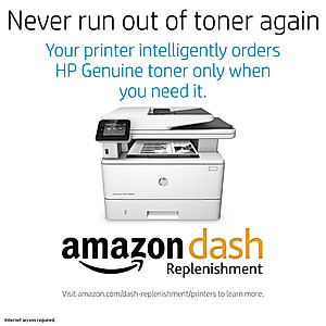 HP LaserJet Pro M426fdn Multifunction Laser Printer with Built-in Ethernet & Duplex Printing (F6W14A) (Renewed)