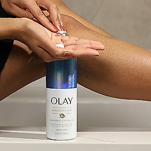 Olay Nourishing & Hydrating Body Lotion for Women with Hyaluronic Acid 17 fl oz Pump Pack of 4