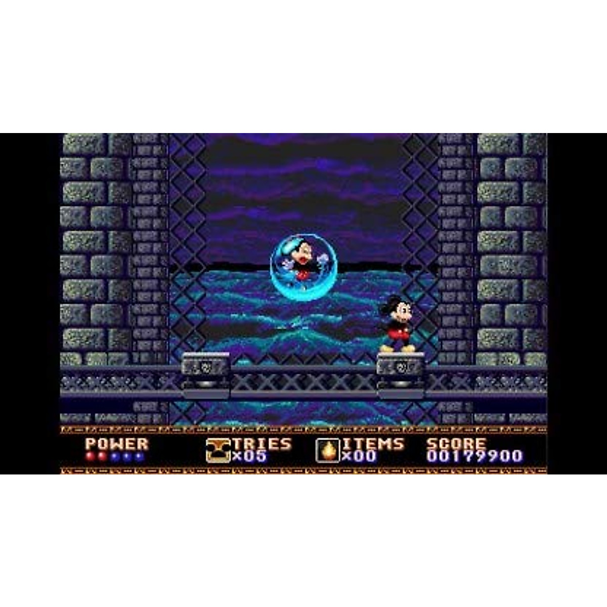 Castle of Illusion Starring Mickey Mouse (Sega Genesis) – Reproduction Video Game Cartridge
