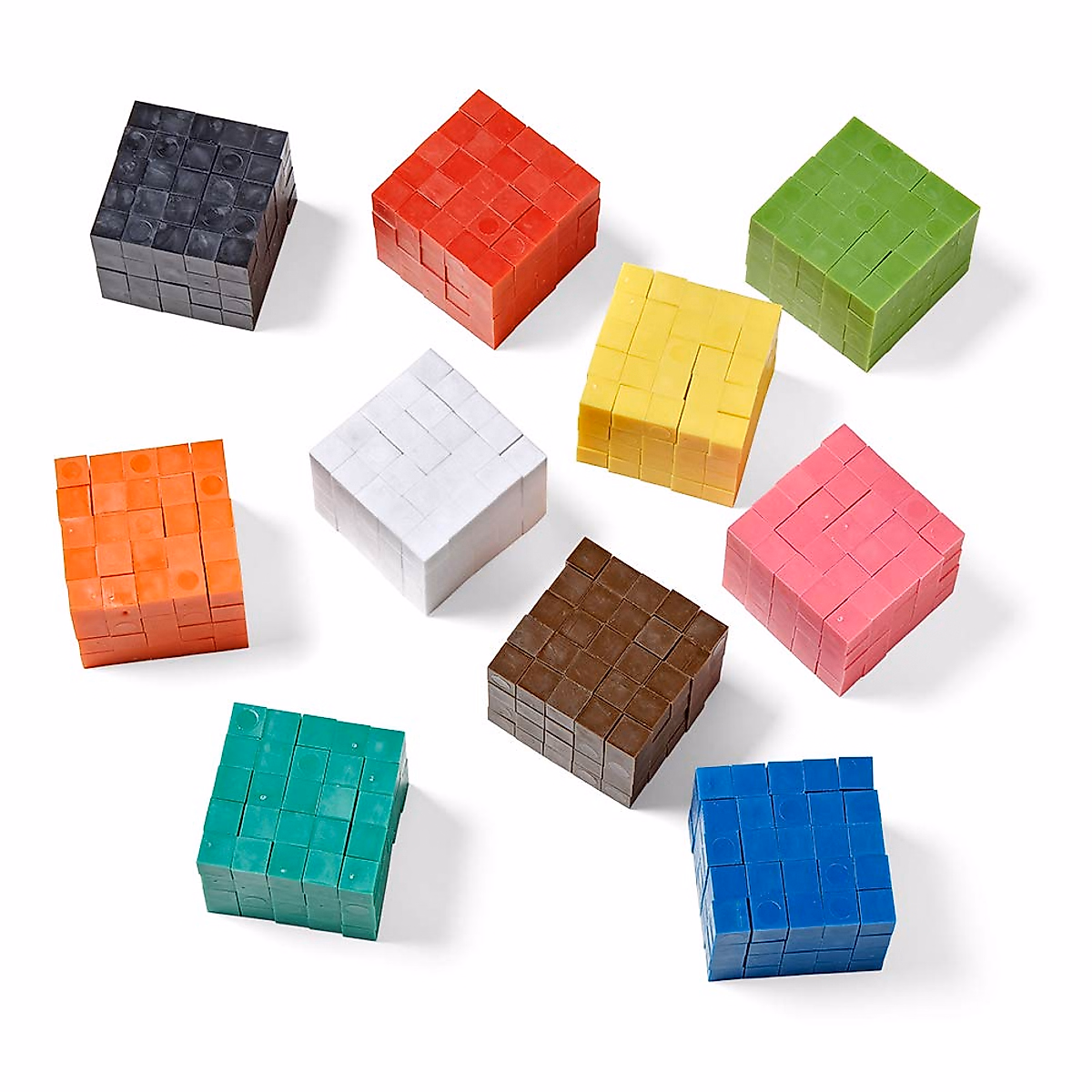 hand2mind Plastic Blocks, Counting Cubes For Kids Math, 1 Cm Blocks For Preschool Crafts, Early Math Manipulatives For Preschool, Classroom Supplies For Teachers Elementary (Pack of 1000)