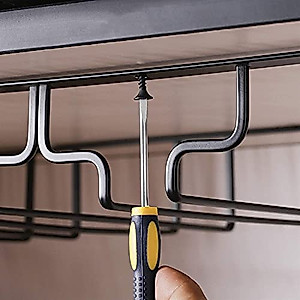 Wine Glass Shelf, Upside-down Home Goblet Iron Art Shelf, Wine Glass Hanging Storage Rack