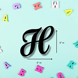 FRESHe BOGLETS - Decorative Bogg Bag Alphabet Lettering - Personalize your Bag with 3D Printed Alphabet letters (H, Small)