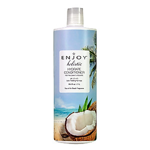 Enjoy Hair Care Holistic Hydrate Conditioner, pH 3.5-4.5, Hair Conditioner For Damaged Hair, Conditioner Curly Hair Products - 33 Fl Oz
