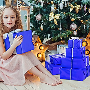 NEBURORA 120 Sheets Blue Tissue Paper 14 x 20 Inches Navy Blue Wrapping Tissue Paper Bulk Blue Wrap Paper Sheets for Gift Bags Packaging Floral Filler Crafts Birthday Baby Shower Wedding Decor(Blue)