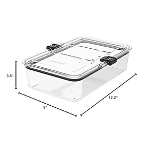 Prepara Latchlok 13 Cup Tritan Food Storage Container, Clear
