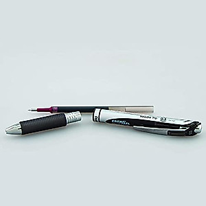 Pentel Energel 0.3 MM Ultra Fine Rtx Retractable Liquid Gel Pen - Needle Tip - 6 Pack Of 3 Black Ink & 3 Blue Ink Deluxe Pens