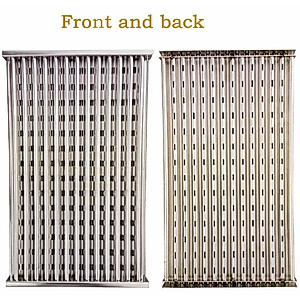 Cmanzhi S4B316 (2-Pack) 17" Grill Cooking Grate and Emitter for Charbroil TRU-Infrared 463642316 463644220 463632320 463675016 463644220 G362-2100-W1, for Charbroil 463245518 4636750