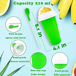 Slushie Cup, TIK TOK Magic Quick Frozen Smoothies Cup, Slushie Machine for Home Squeeze Slushie Cup, Diy Slushie Maker Cup Gifts