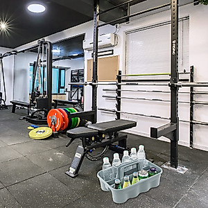 Qqbine Plastic Cleaning Tote Caddy, Plastic Caddy with Handle, 6 Pack