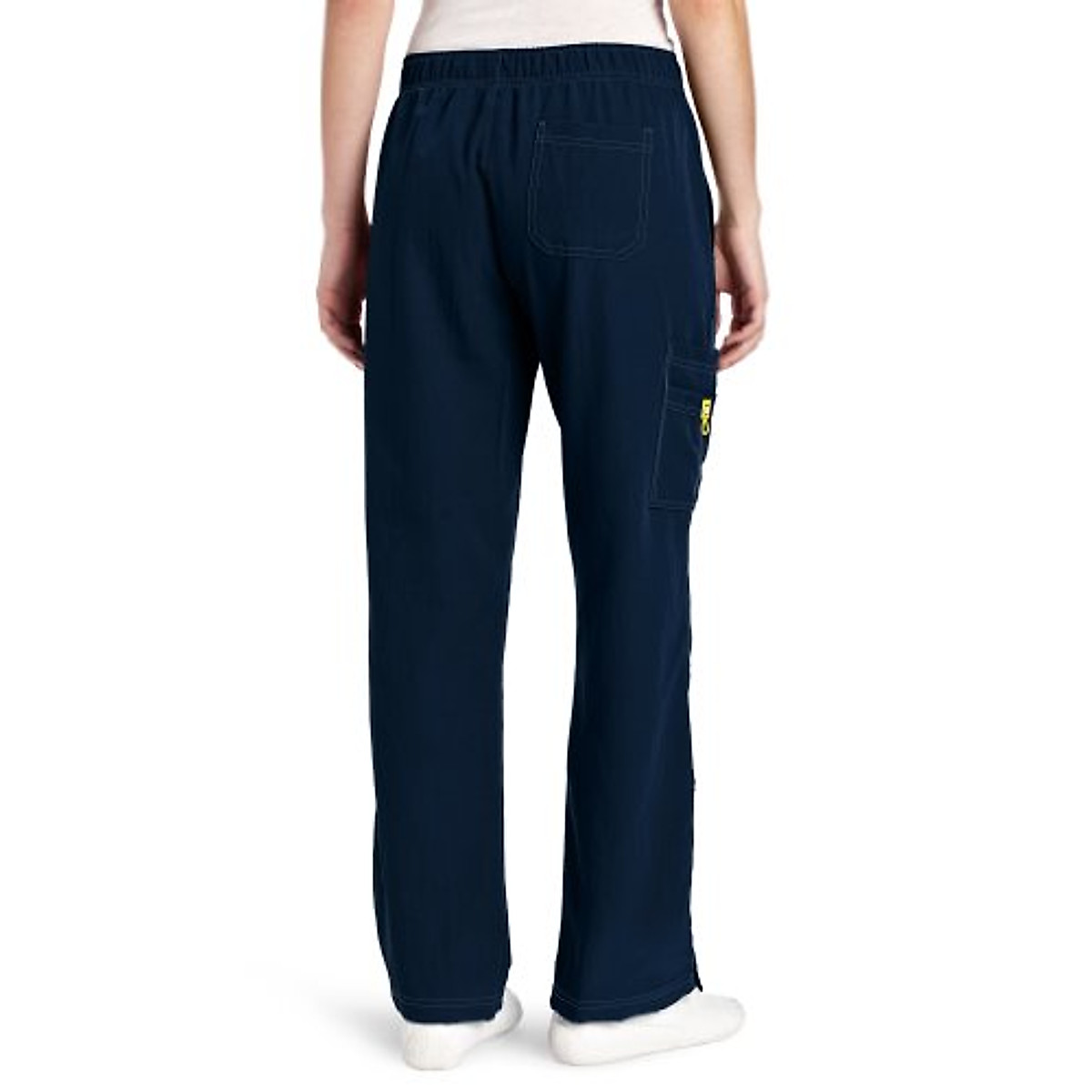 WonderWink Sporty Cargo Scrub Pant, Navy, LG, Blue