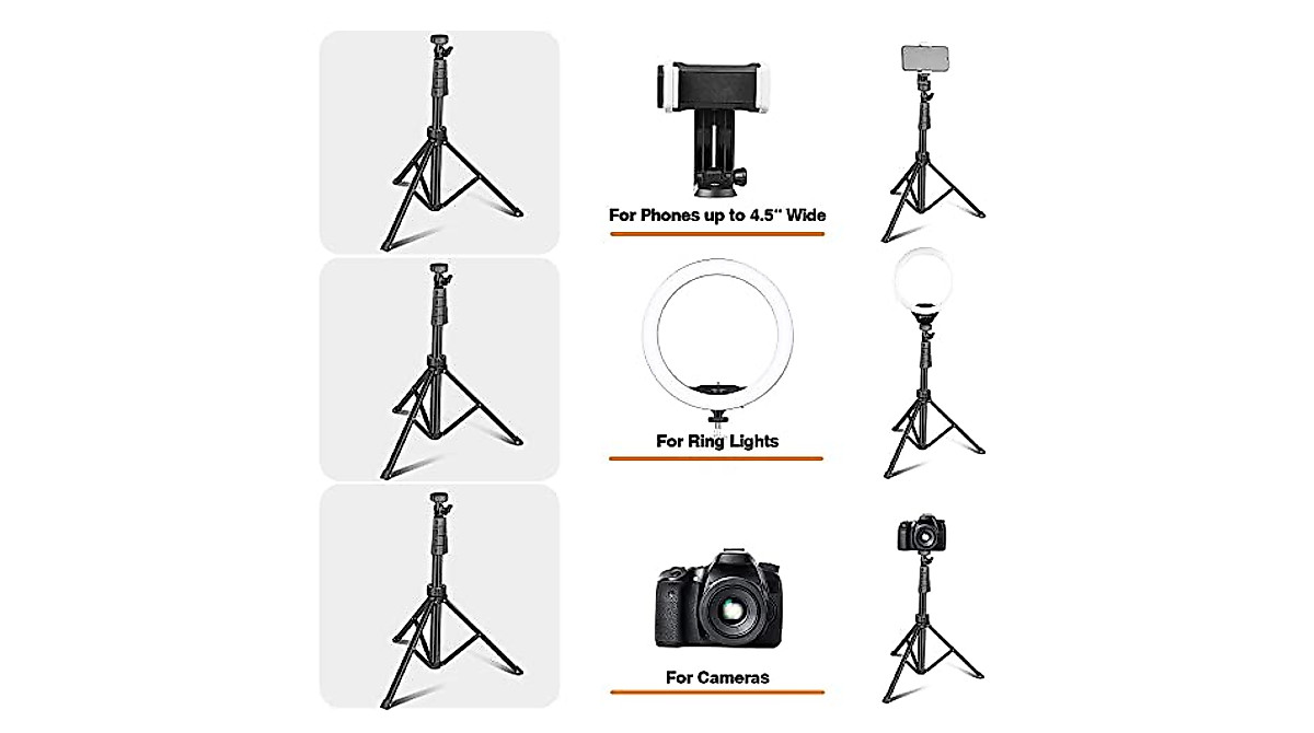UBeesize 10'' Selfie Ring Light with Tripod - Perfect for Creators