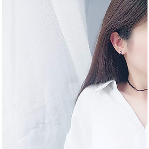 Minimalist Polished Ear Cuff Helix Cartilage Clip on Earring for Women 925 Sterling Silver Small Hoop Wrap Earrings Non-Pierced Ear Adjustable Unisex Jewelry 1 Piece (Silver)