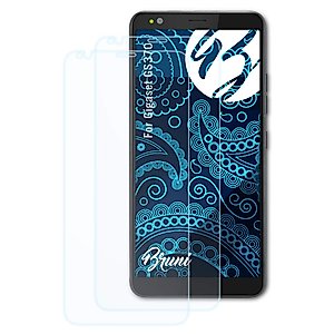 Bruni Screen Protector compatible with Gigaset GS370 Protector Film, crystal clear Protective Film (2X)