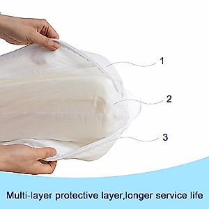 BBjixiang Baby Crib Mattress Premium Foam Toddler Bed Mattress with Waterproof and Removable Cover - 52"x28"x5" - Fits Standard Full-Size Crib and Toddler Bed