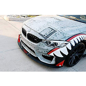 iJDMTOY Track Racing Style Red Tow Strap Compatible With BMW 1 3 5 Series X5 X6 & MINI Cooper (E36 E39 E46 E82 E90 E91 E92 E93 E70 E71 R50 R51 R52 R53 R55 R56 R57 R58 R59), Tow Hole Mount Nylon Loop