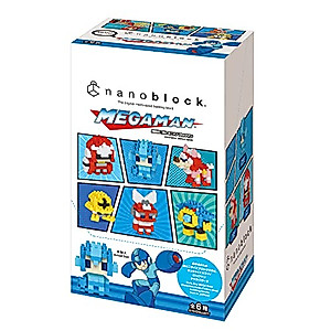 nanoblock - Mega Man - Mega Man Vol. 1 (Blind Box Complete Set), mininano Series Building Kit
