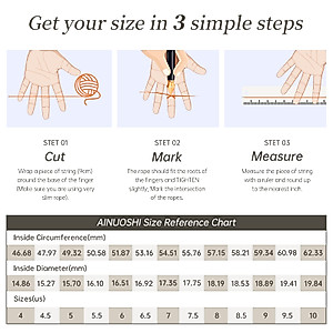 AINUOSHI Engagement Rings for Women 4ct Emerald Cut Cubic Zirconia CZ 925 Sterling Silver Wedding Rings Christmas Gifts for Women Anniversary Valentines Day Gifts for Her (7)