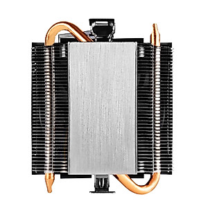 SilverStone Technology Low Profile 95W or More AMD Socket AM2/AM3/AM4/FM1/FM2 CPU Cooler Only 54mm Tall Cooling (RL-KR01)