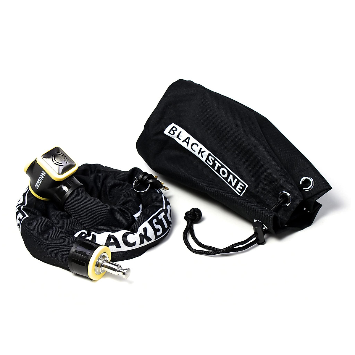 Blackstone Anti-Theft with 130 db Alarm, Heavy Duty 10 mm 4 ft Chain (Alarm Chain Lock)