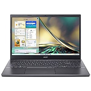 acer 2023 Aspire 5 15.6" FHD IPS Laptop PC 10-Core 12th Intel Core i7-1255U Iris Xe Graphics 16GB DDR4 256GB NVMe SSD WiFi AX RJ-45 BT HDMI Webcam Thunderbolt 4 Backlit KB Windows 11 Pro w/RE USB
