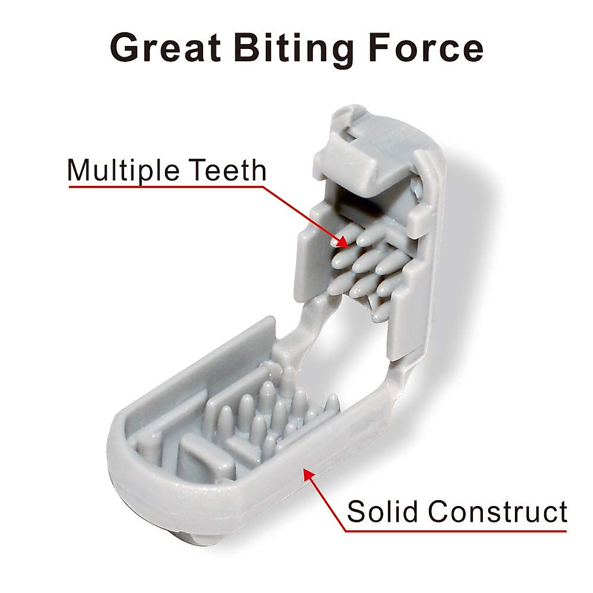 RJ-Sport 12 PCS Premium Nylon Shoe Lace End Clips, Zipper Pull Tabs