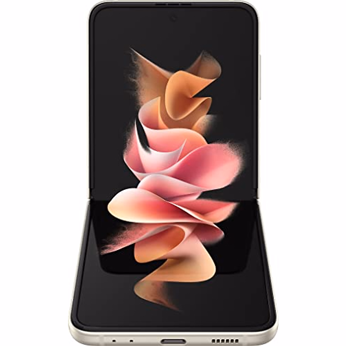 SAMSUNG Galaxy Z Flip 3 5G, US Version, 256GB, Cream - Unlocked (Renewed)