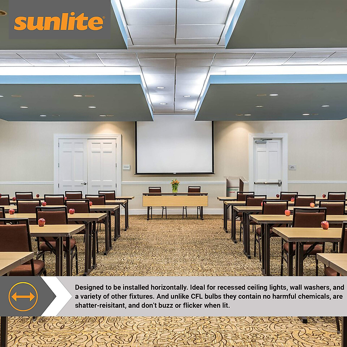 Sunlite 88299-SU LED PLD Horizontal Plug in Light Bulb 9 Watts (26W Equivalent), 1000 Lumens, 2 Pin (G24D) Base, Ballast Bypass CFL Replacement, UL Listed, 4000K- Cool White, 1 Pack