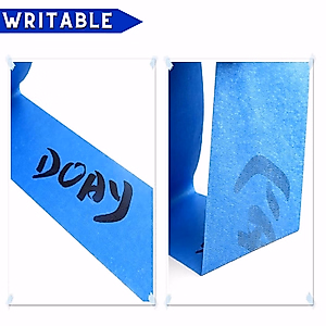 DOAY Blue Painters Tape 1/2 Inches x 30 Yards - Multi Surface Use - 120 Yards Total - 4 Rolls