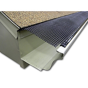 6" Small Hole Speed Screen / 6" Gutter Guard / 6" Gutter Protection Powder-coated Black (100ft/box)