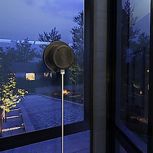 Teccle Window Mount for Google Nest Camera Indoor, Through Window Use Nest Cam, No Indoor Reflections (Black/Pack of 2)