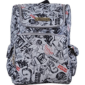 Vincent Master Backpack Travel Stylist Barber Bag (Silver)