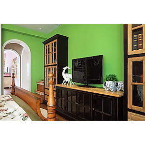 Ismoon 15.7"X118"Thicken Red Contact Paper Matte Red Wallpaper Opaque Red Removable Waterproof Peel and Stick Vinyl Film Self-Adhesive Paper Shelf Liner for Decorating Wall Table Wall and Door Reform