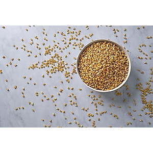 Amish Country Popcorn - Baby White (6 Pound Bag) and Red Silicone Popcorn Popper Bundle | Small & Tender Popcorn | Popper is BPA and PVC Free with Handles, Dishwasher Safe