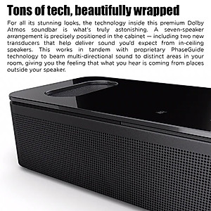 Bose Smart Soundbar 900 Dolby Atmos with Alexa Built-In, Bluetooth connectivity - Black