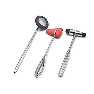 Set of 3 Pcs Reflex Taylor + Babinski + Buck Percussion Hammer Mallets (OdontoMed2011 Brand)