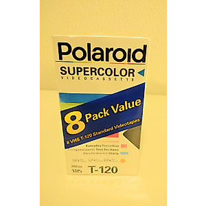 Polaroid Supercolor VHS 8 Pack