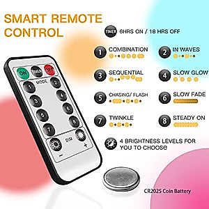 suddus Globe String Lights Bedroom, 100 Led Fairy Lights Plug in, Indoor String Lights for Classroom, Dorm, Birthday, Backyard, Patio, Garden, Party, Living Room, Pastel Color