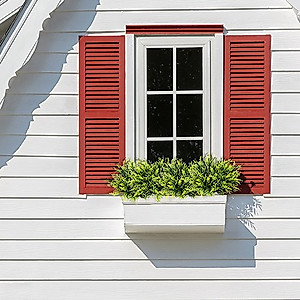 THE BLOOM TIMES Artificial Greenery Stems Pack of 6, Fake Foliage Plants Faux Flowers for Home, Wedding, Garden, Farmhouse, Garden, Patio, Indoor and Outdoor Decor in Bulk Wholesale