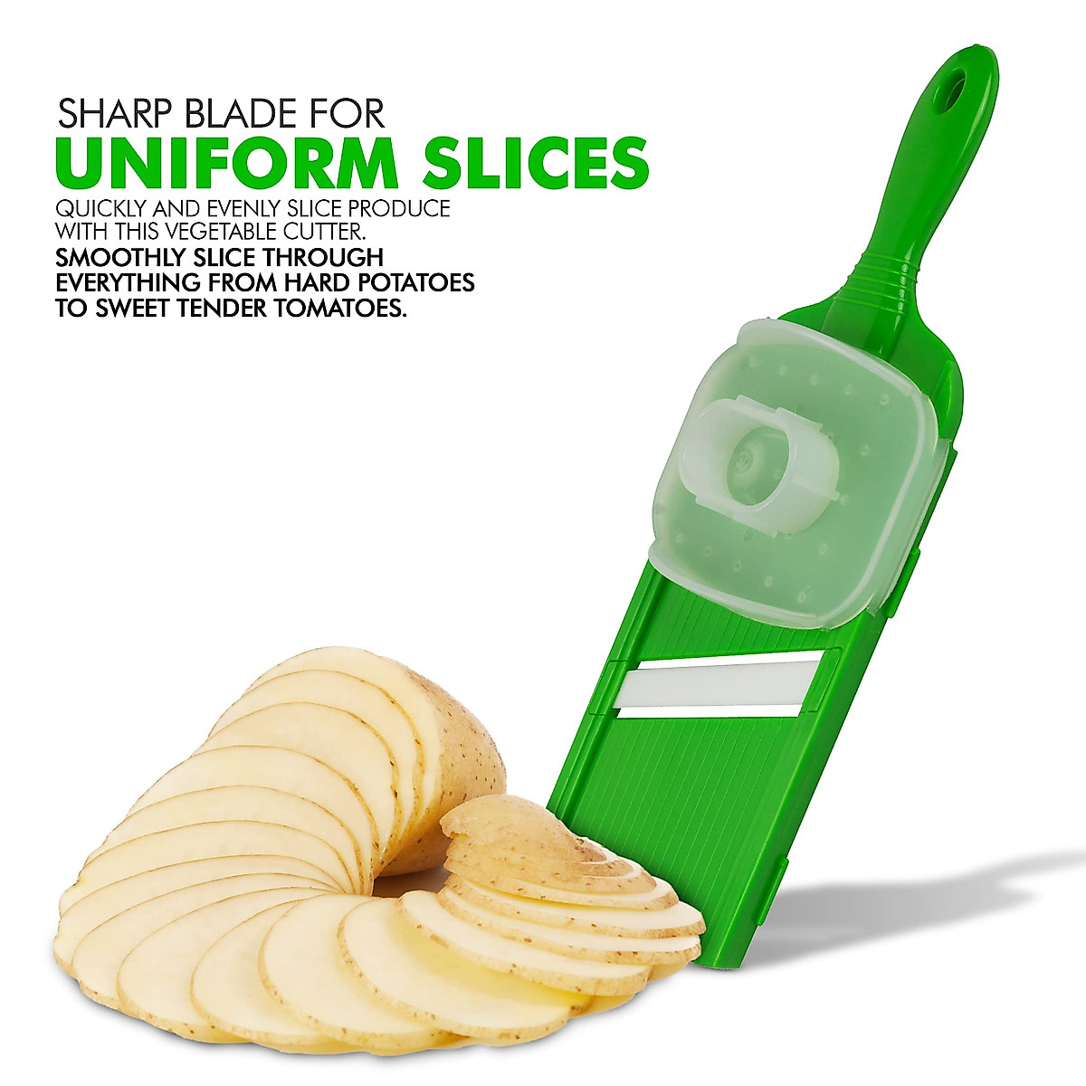 Mandoline Slicer Ceramic Blade Hand Guard Grater Kitchen Cutter Onion Potato Vegetables, Exultimate