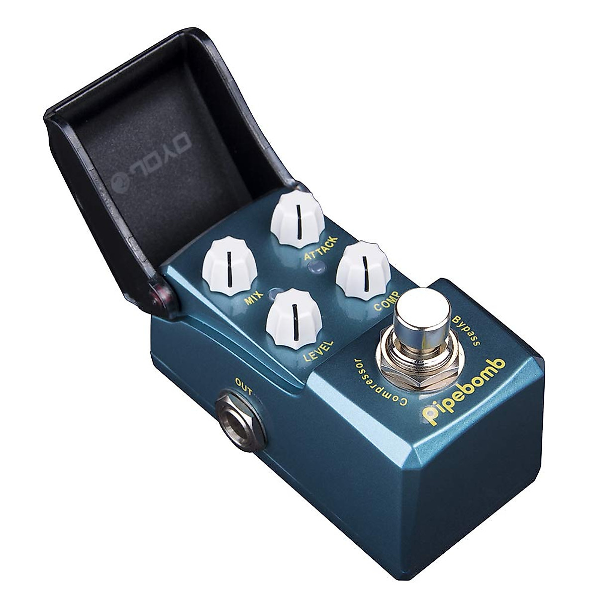 JOYO Compressor Mini Pedal for Electric Guitar Effect - True Bypass Ironman Series (PipeBomb JF-312)