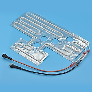 KANGQL Refrigerator Heater, Refrigerator Garage Heater Set Metal Texture Heating Part Fridge Replacement Suitale for 5303918301 AP3722172 PS900213