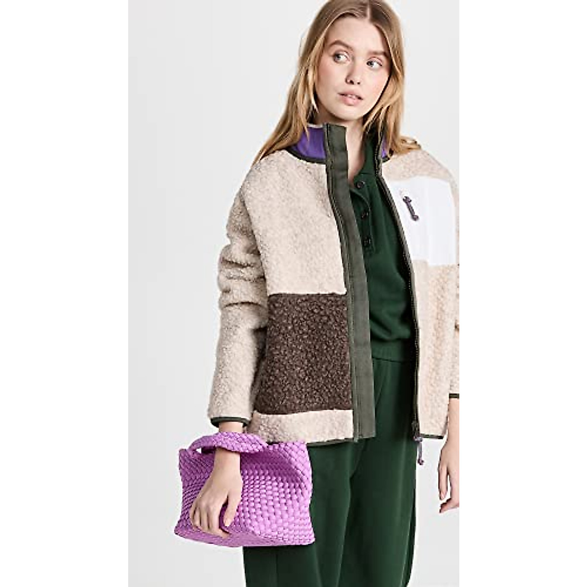 Naghedi Women's St Barths Mini Tote, Orchid, Purple, One Size