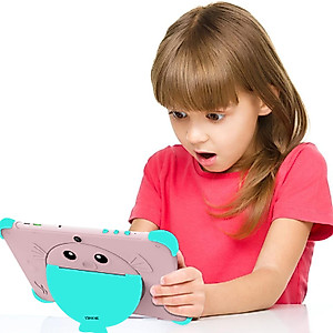 YINOCHE Tablet for Kids 10 Kids Tablet for Toddlers Tablet 32G Kids Learning Tablets for Kids Android Children Tablet WiFi,IPS Touch Screen,Parental Control Dual Camera Kid Tablet YouTube Neflix(Pink)