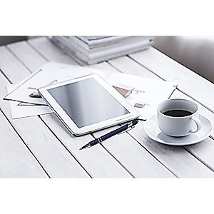 Xccj 15 Pieces Ballpoint Pens with Stylus Tip, Metal Pen Stylus for Touch Screens, Black Ink Ballpoint Pen Colorful for Office School Stationery Supplies