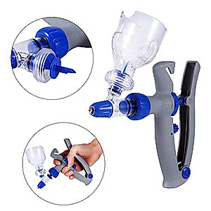 5ml Veterinary Injector Adjustable and Continuous Automatic Self Refill Syringe for Livestock Cattle Chicken Sheep Pig