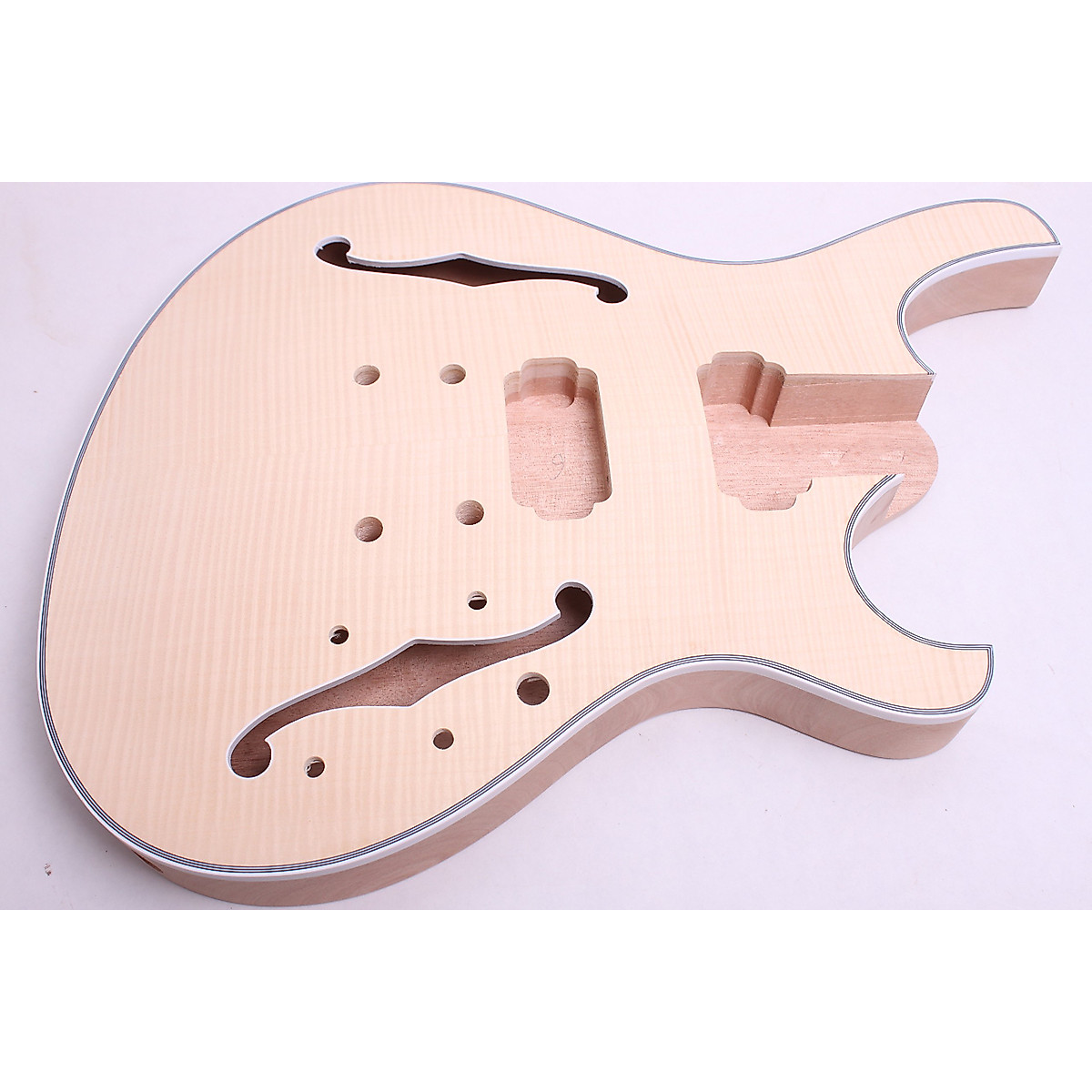 Carved Top Semi Hollow Guitar Kit