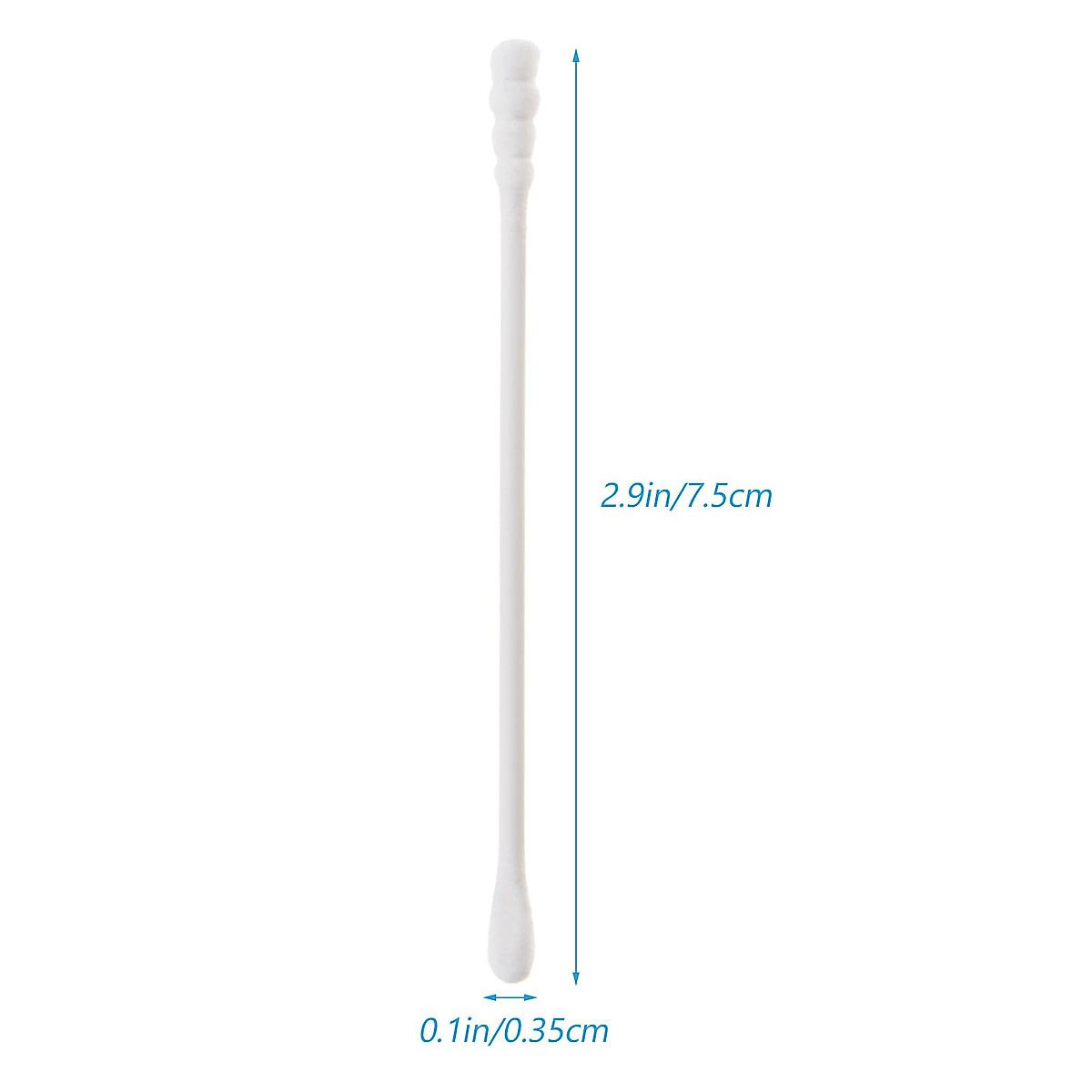 400PCS Cotton Swabs, Cotton Buds Swabs Cleaner Double Round Cotton Tip Cleaning Swabs with Paper Stick for Cleaning Ear Nose nose swabs Makeup chidren ear nose cotton sticks