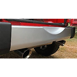 Omix | 12040.09 | Bumper Applique, Rear, Silver | OE Reference: 1ML22WS2AA | Fits 2007-2018 Jeep Wrangler JK