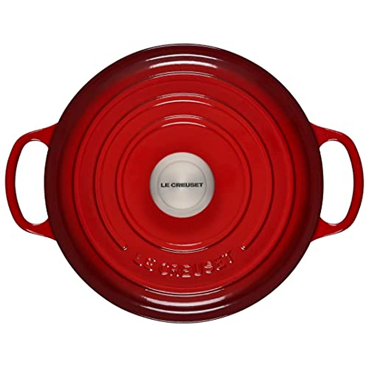 Le Creuset Enameled Cast Iron Signature Round Dutch Oven, 4.5 qt., Cerise